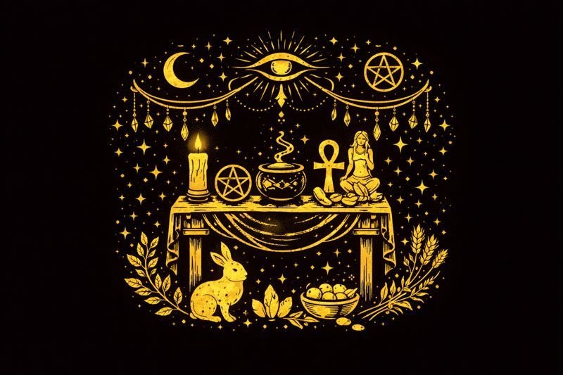 How to Build a Deity Altar: Tools and Setup | Ink & Ash – American ...