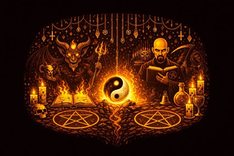 Theistic vs Atheistic Satanism: Key Differences Explained | Ink & Ash ...
