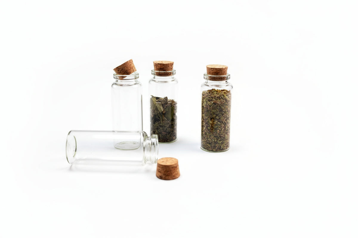 1oz Glass Spell Bottle with Cork – Ritual Storage Vessel – American ...