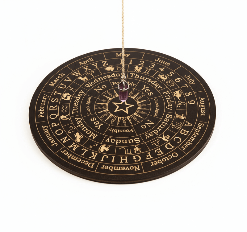 Black Wooden Pendulum Stand – Elegant Altar Display – American ...