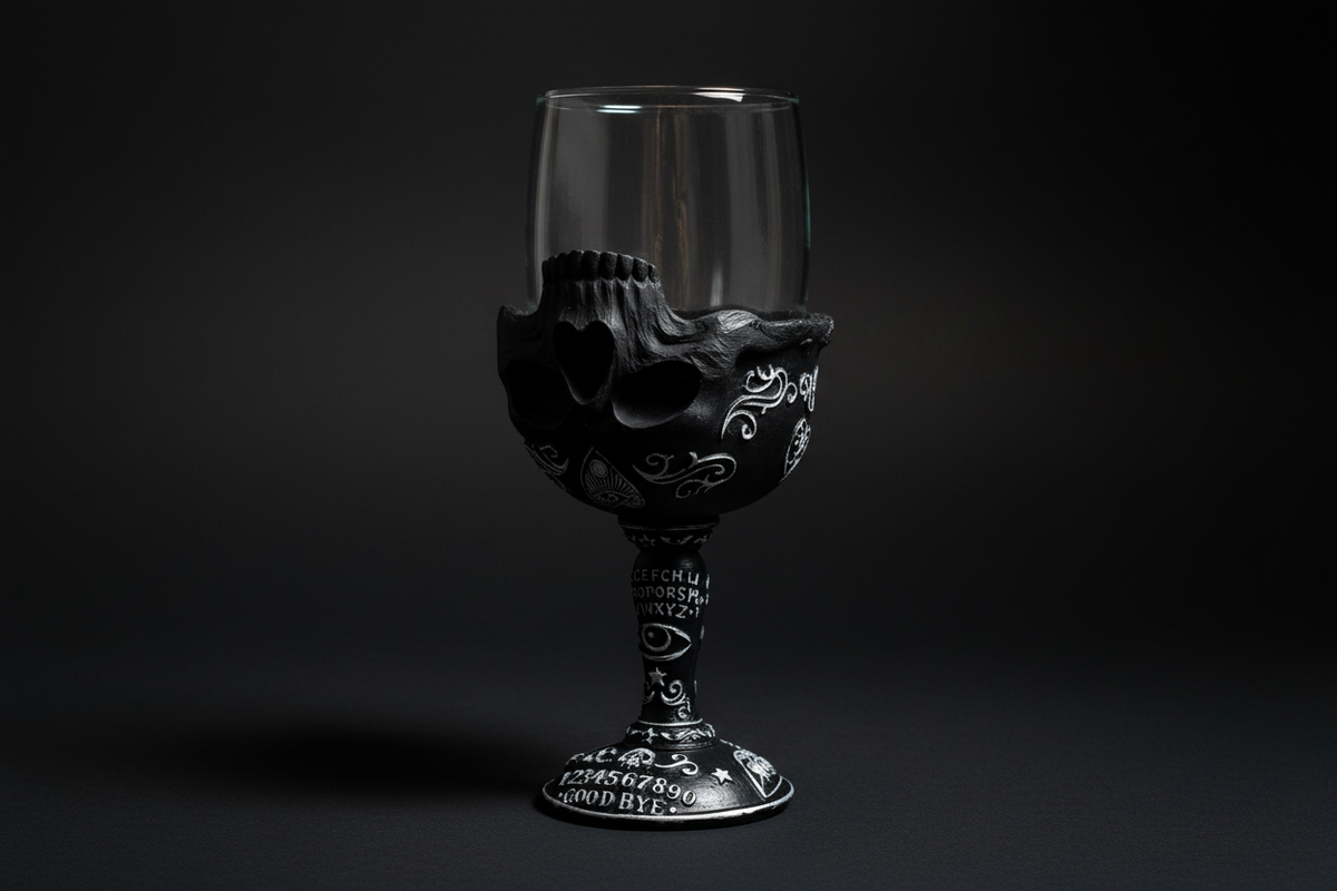 Spirit Board Goblet – Occult Chalice w/ Talking Board Design – American ...